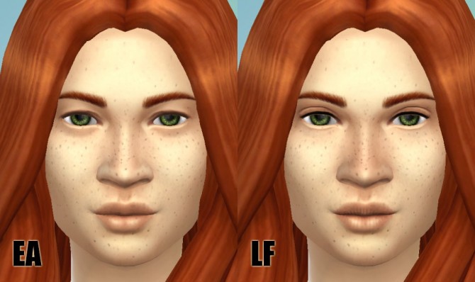 Female Face Skin V1 (Default) at Lightfire Simblr – The Sims 4 Magazine
