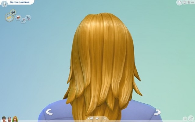 Long Rocker Hair for males by Sydria at Mod The Sims » Sims 4 Updates