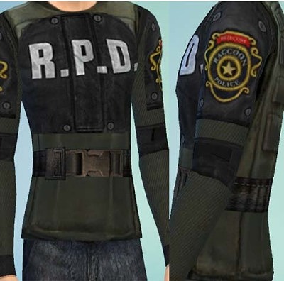 Racoon City Police Department uniform at Sims Fans » Sims 4 Updates