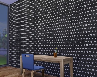 Chalkboard walls at Matt In Simblrland » Sims 4 Updates