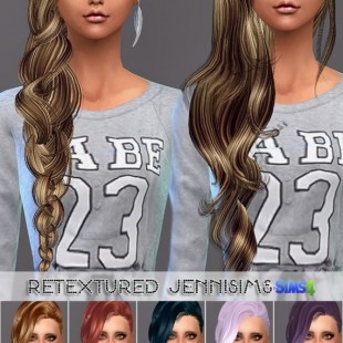 Sporty Twin Tails at SimLaughLove » Sims 4 Updates