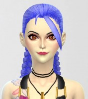 Jinx from League of Legends at SIM AGENCY » Sims 4 Updates
