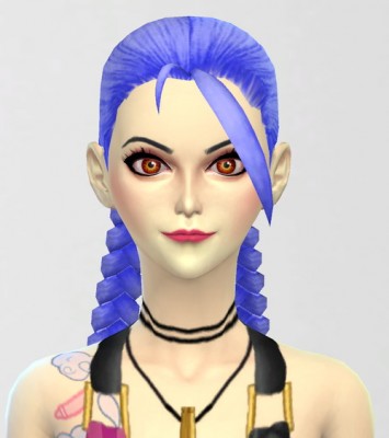 Jinx from League of Legends at SIM AGENCY » Sims 4 Updates