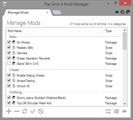 The Sims 4 Mod Manager by Raxdiam at Mod The Sims » Sims 4 Updates