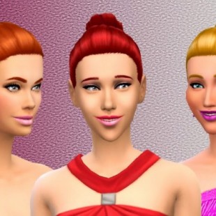 Musume Ronshaku Hair at SimsNoodles » Sims 4 Updates