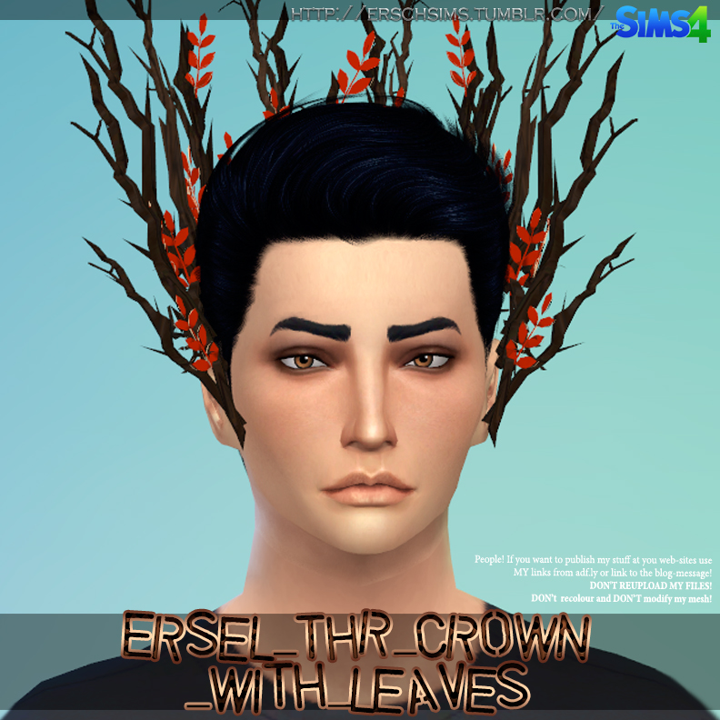 Tree crown with leaves by Ersel at ErSch Sims » Sims 4 Updates