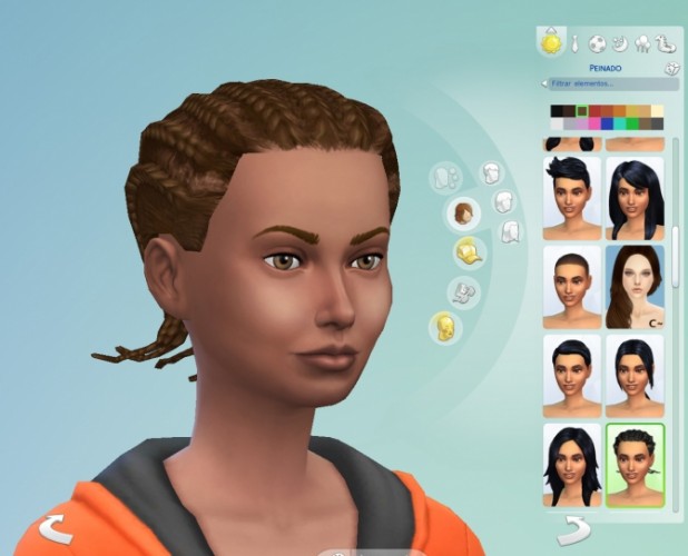 S2 male cornrows hair conversion by necrodog at Mod The Sims » Sims 4 ...