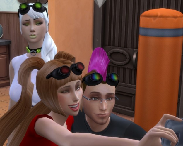 Cyber Goggles by SrslySims at Mod The Sims » Sims 4 Updates