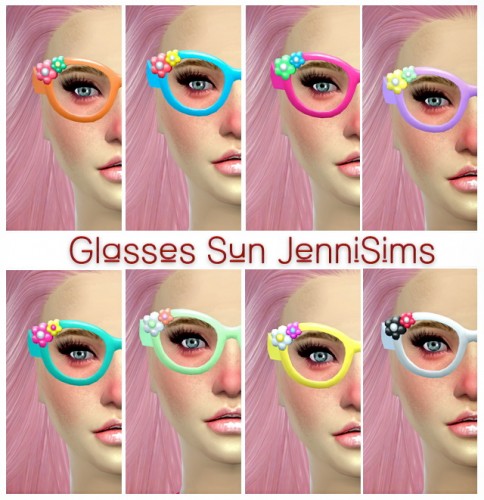 Glasses and Necklace O.R. conversion at Jenni Sims » Sims 4 Updates