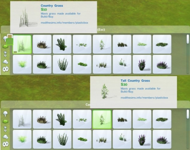 Liberated Grass/Reeds by plasticbox at Mod The Sims » Sims 4 Updates