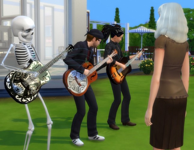 3 Classic Blues Guitars by Esmeralda at Mod The Sims » Sims 4 Updates