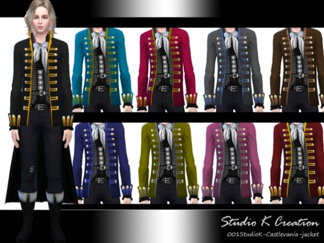 Castlevania Alucard outfit at Studio K-Creation » Sims 4 Updates