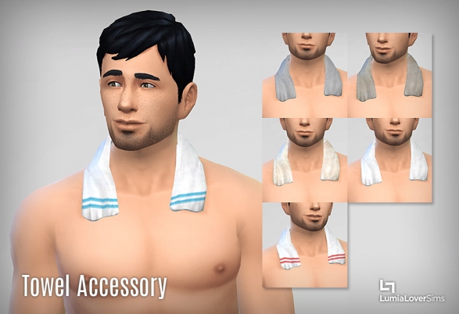Towel accessory at LumiaLover Sims » Sims 4 Updates