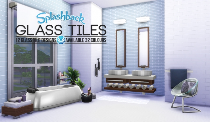 Splashback Glass Tiles at Simsational Designs » Sims 4 Updates