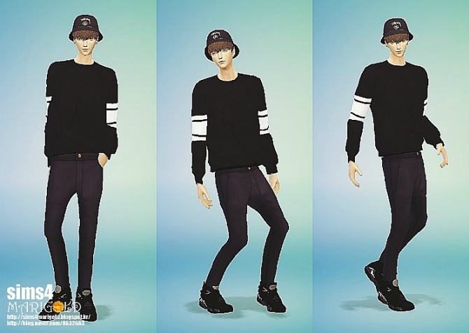 Sagging pants at Marigold » Sims 4 Updates