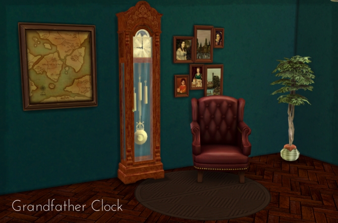 TS2 to TS4 Grandfather Clock by Elias943 at Mod The Sims » Sims 4 Updates