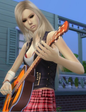 Avril Lavigne Rocker Chick by Audrey at Mod The Sims » Sims 4 Updates