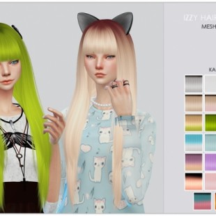 Sporty Twin Tails at SimLaughLove » Sims 4 Updates