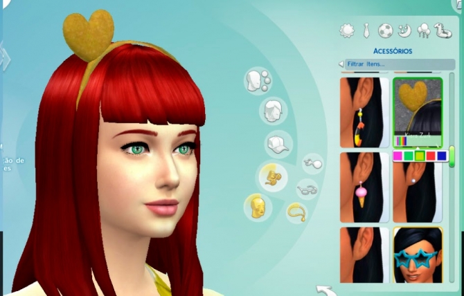 Katy Perry Sweet World Hair + Acessory at My Stuff » Sims 4 Updates