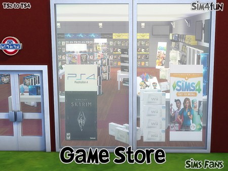 TS2 to TS4 Game Store by Sim4fun at Sims Fans » Sims 4 Updates