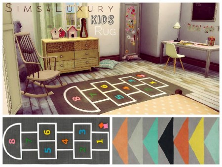 Kids Rugs SET 1 at Sims4 Luxury » Sims 4 Updates