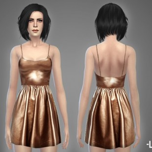 Ice Dress by Metens at TSR » Sims 4 Updates
