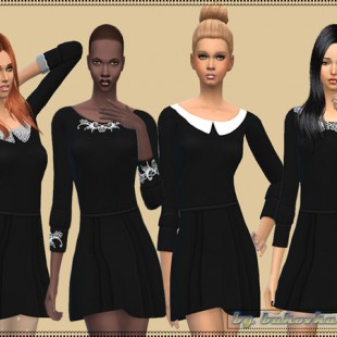 Mugler Leather Jumpsuit by SIms4Krampus at TSR » Sims 4 Updates