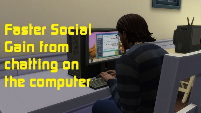 Faster Social gain from chatting on the computer by simmythesim at Mod ...