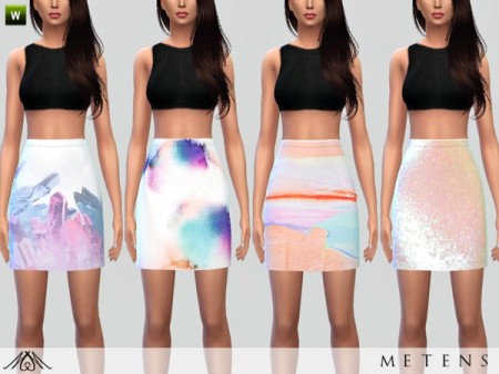 Atlantis Skirts by Metens at TSR » Sims 4 Updates