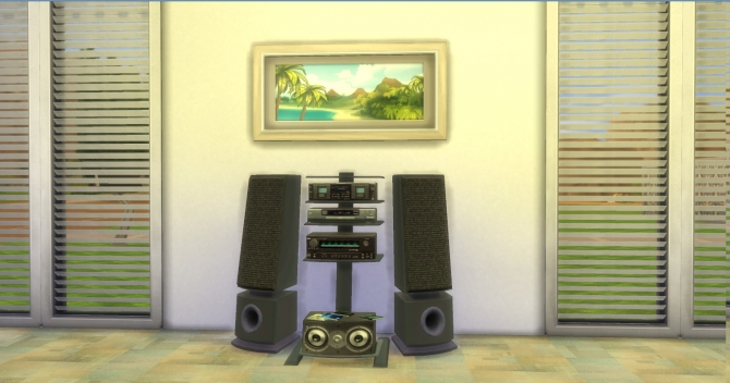 Soma AudioGeek Tower System by AdonisPluto at Mod The Sims » Sims 4 Updates