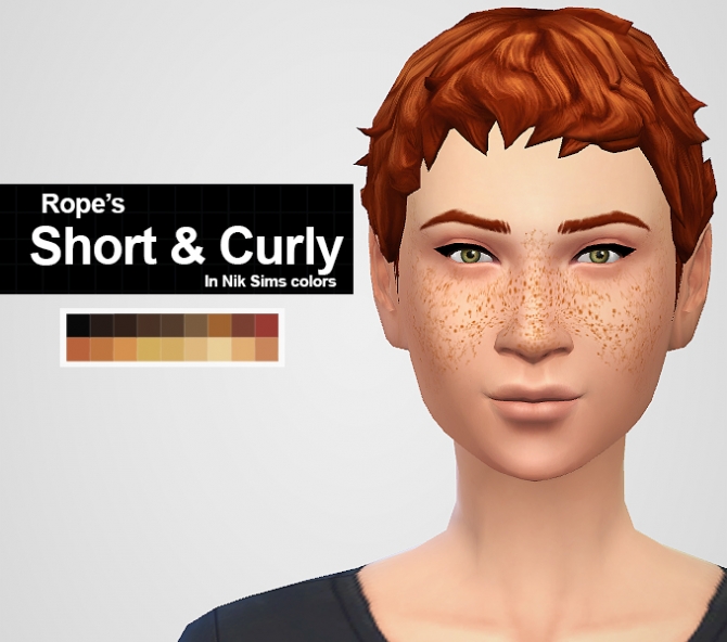 MORE OF ROPE’S HAIRS IN NIKSIM’S COLORS at MintyOwls » Sims 4 Updates