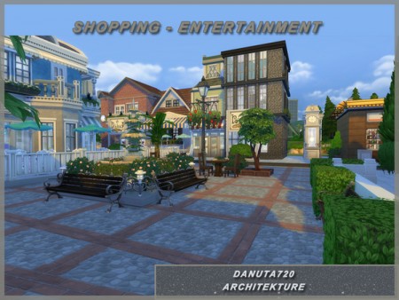 Shopping Entertainment center by Danuta720 at TSR » Sims 4 Updates
