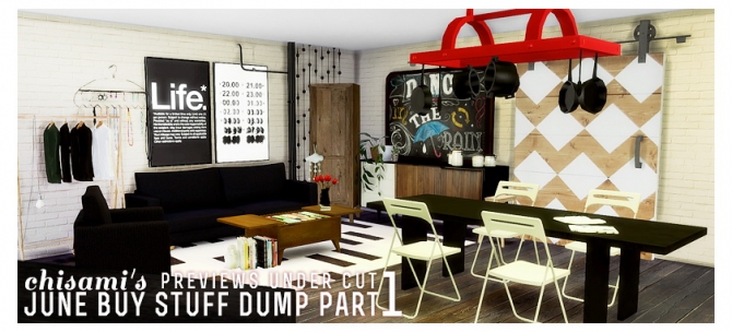 June Buy Stuff Dump Part 1 at Chisami » Sims 4 Updates