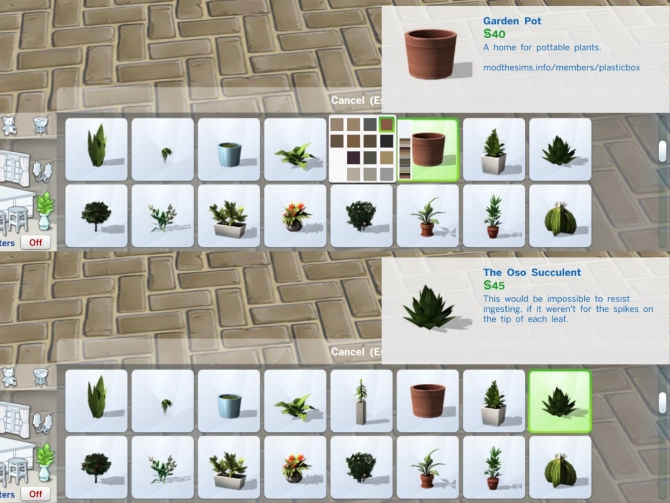 Modular Flower Shrubs + Pot by plasticbox at Mod The Sims » Sims 4 Updates