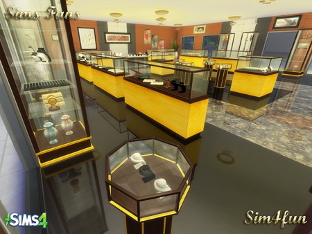 Jewelry Store by Sim4fun at Sims Fans » Sims 4 Updates