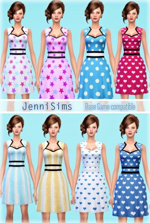 Dresses set at Jenni Sims » Sims 4 Updates