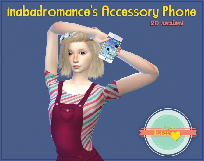 Inabadromance Phone Recolors at Loree » Sims 4 Updates