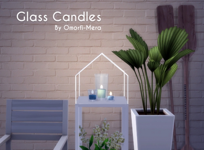 Glass Candles at Omorfi-Mera » Sims 4 Updates