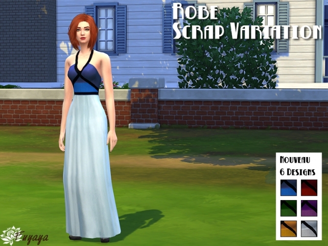 Dress scrap variations by Fuyaya at Sims Artists » Sims 4 Updates
