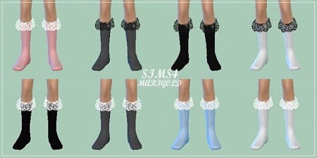Child lace socks at Marigold » Sims 4 Updates