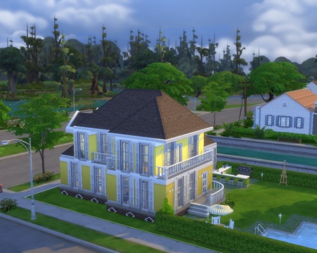 Yellow Home Life (No CC) by GChocapic at Mod The Sims » Sims 4 Updates