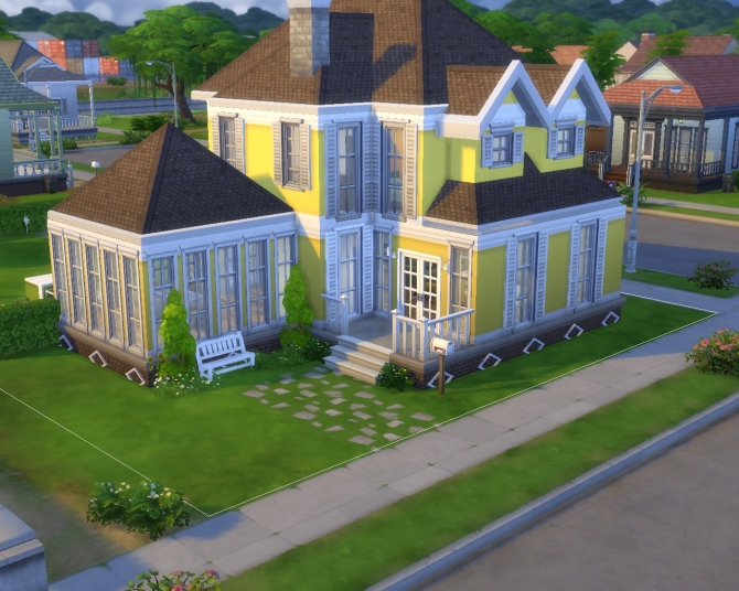 Yellow Home Life (No CC) by GChocapic at Mod The Sims » Sims 4 Updates