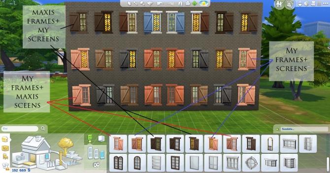 Medieval Style Windows by marli_juissi at Mod The Sims » Sims 4 Updates