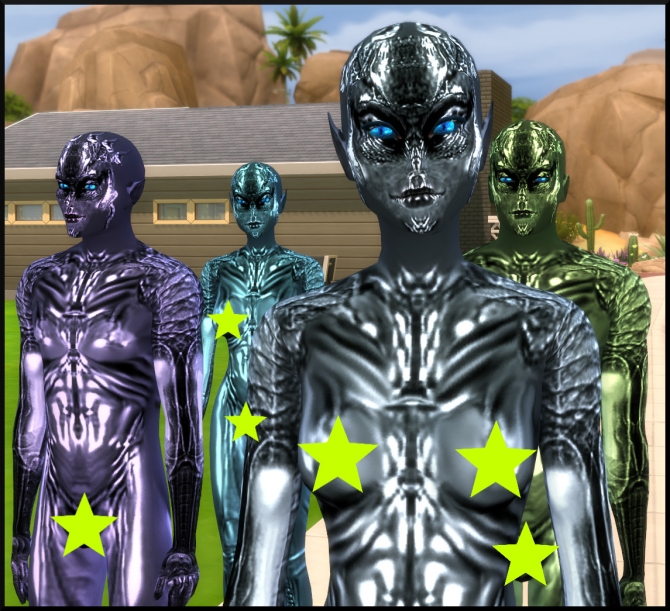 SPECIES Skin textures for Aliens by Tanja1986 at Mod The Sims » Sims 4 ...