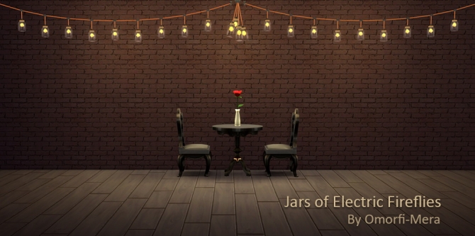 Jars of Electric Fireflies at Omorfi-Mera » Sims 4 Updates