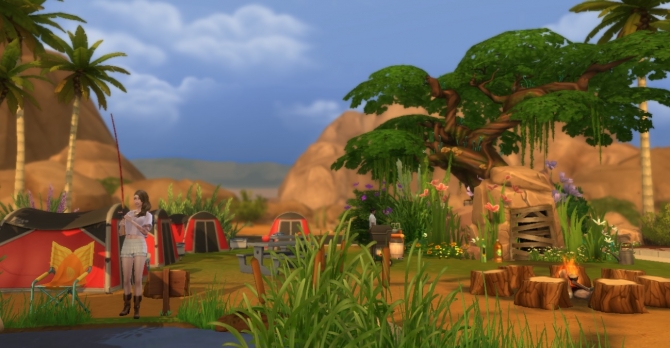 Magic Tree Campsite by mrsyule at Mod The Sims » Sims 4 Updates
