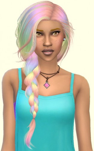 Rainbow Hair Part 6 Original Stealthic at Annett’s Sims 4 Welt » Sims 4 ...