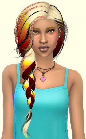Rainbow Hair Part 6 Original Stealthic at Annett’s Sims 4 Welt » Sims 4 ...