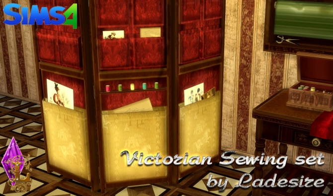 Victorian Sewing Set at Ladesire » Sims 4 Updates
