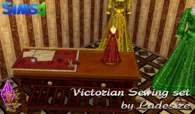 Victorian Sewing Set at Ladesire » Sims 4 Updates